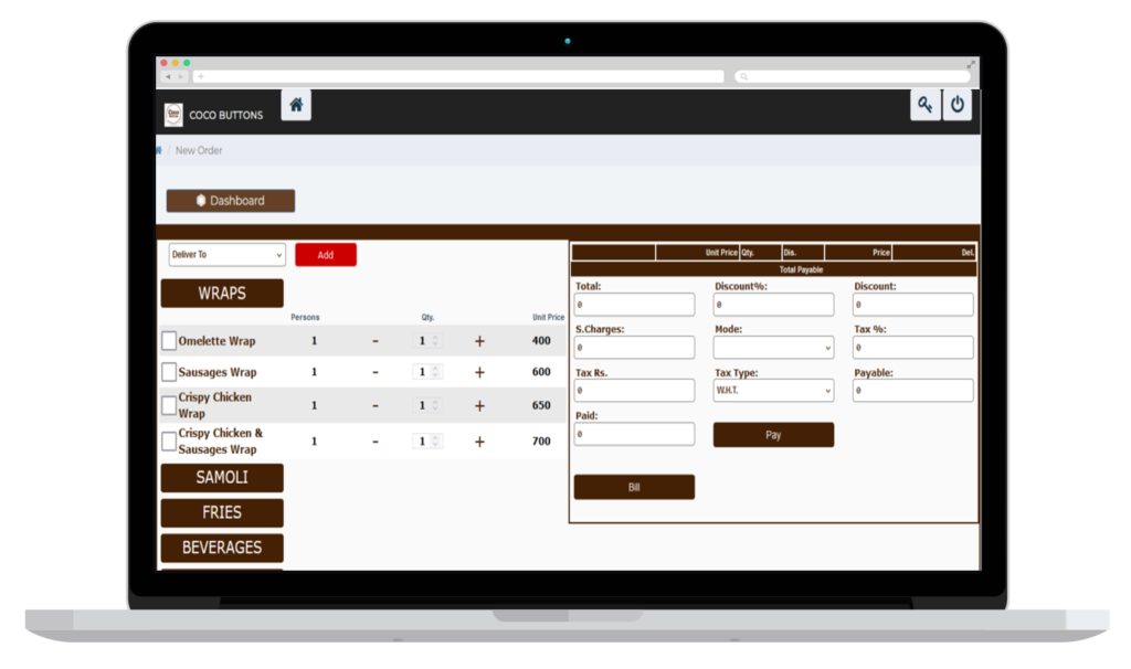 Cafe Management System – Gimcenter.com
