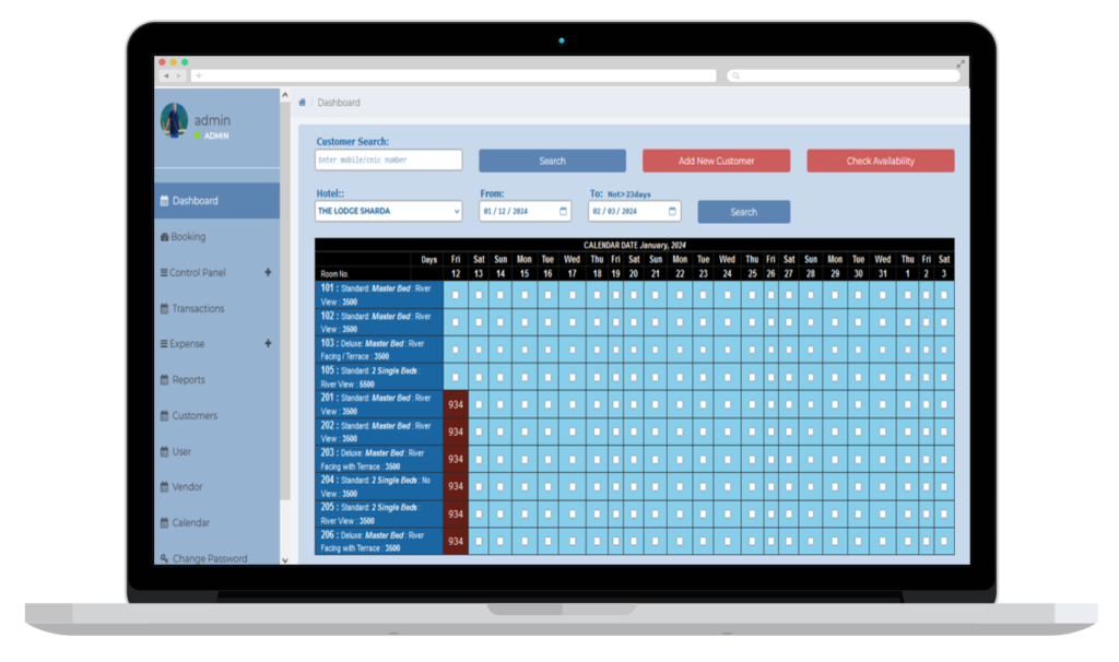 Hotel Management System 2 - Gimcenter.com